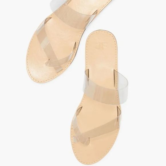 JustFab | Shoes | Lucite Sandals | Poshmark